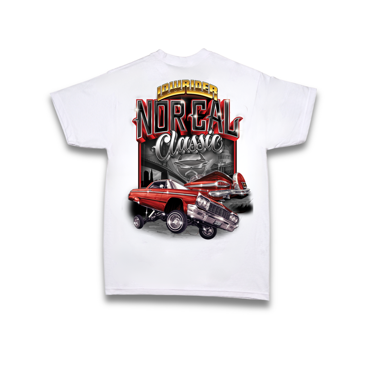 NORCAL CLASSIC WHT – Lowrider Merchandise